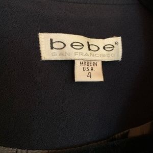 bebe | Jackets & Coats | Bebe Blazer Size 4 Black Blaze | Poshmark